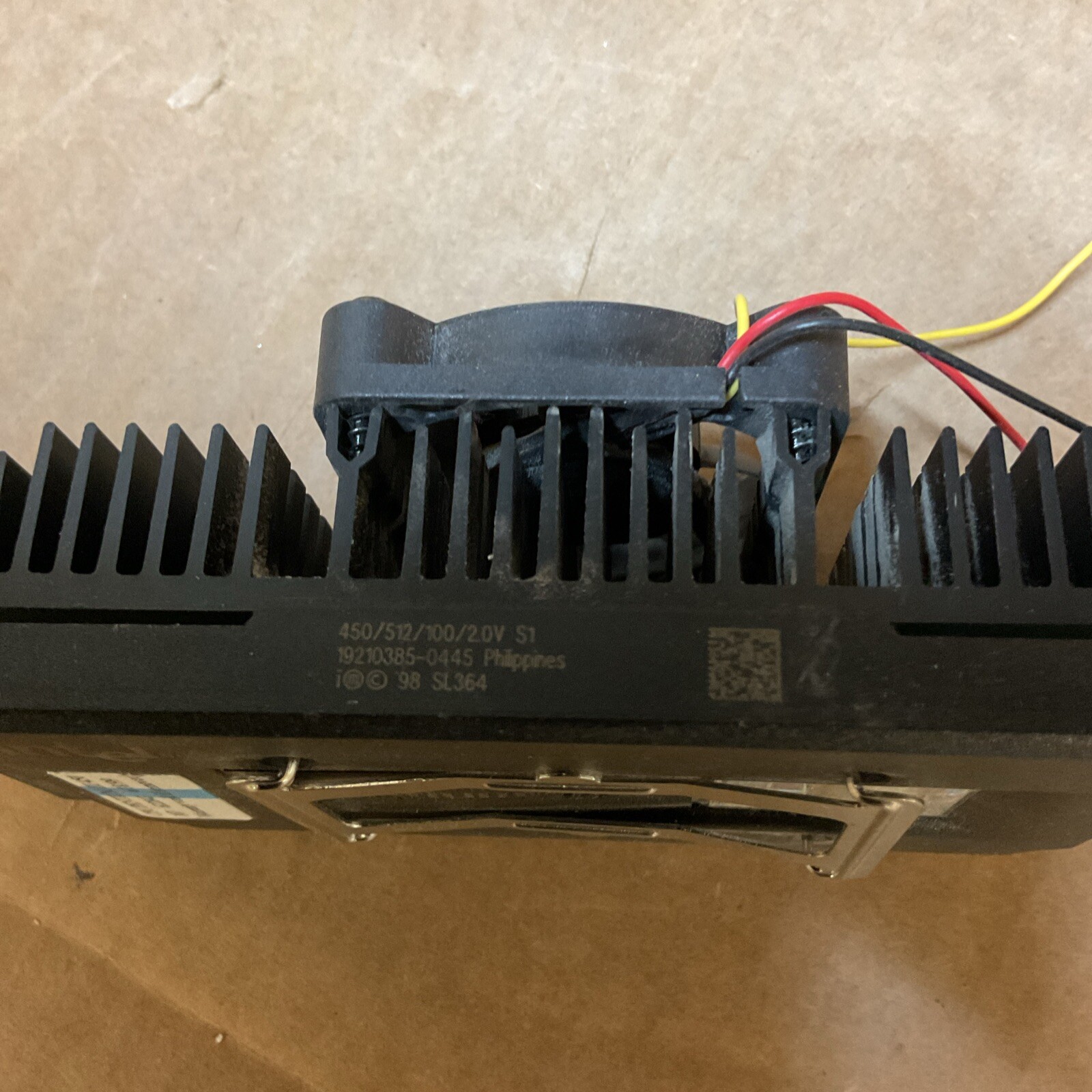 Intel Pentium III P3 450mhz CPU w/ HeatSink # SL364 512k 100FSB Slot1 ...