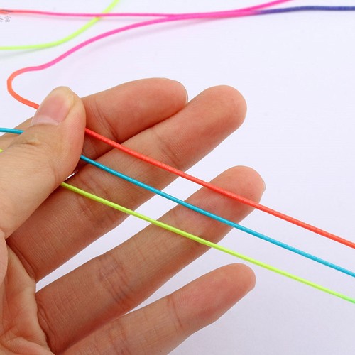 1 Roll 65m Colorful Elastic Cord DIY Beading Stretch Thread String Rope ...