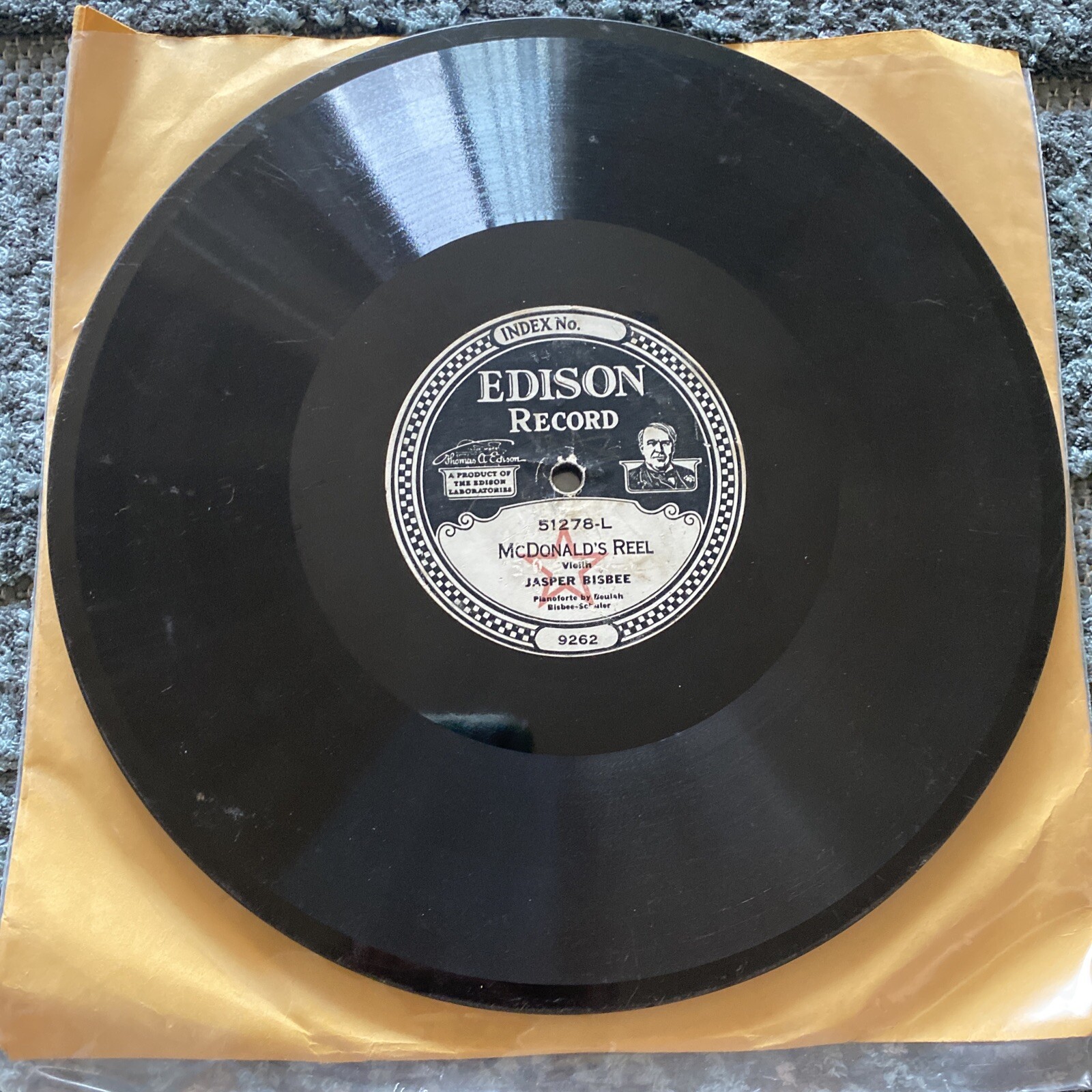 Edison Diamond Disc 51278 McDonalds Reel and Opera Reel with Calls ...