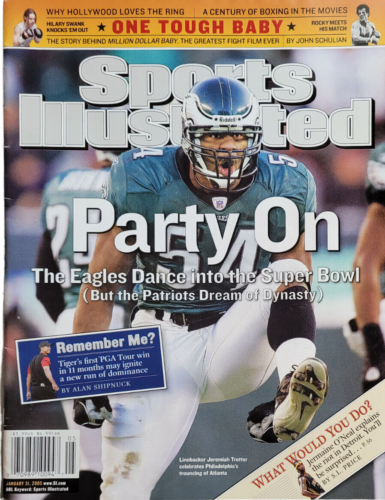 Sports Illustrated Jan 31 2005 SI Magazine Eagles Jeremiah Trotter ...