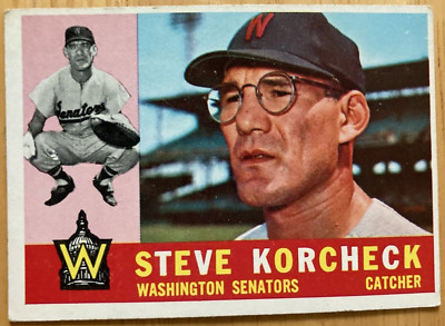 1960 Topps #56 Steve Korcheck GD **dinged corners | eBay