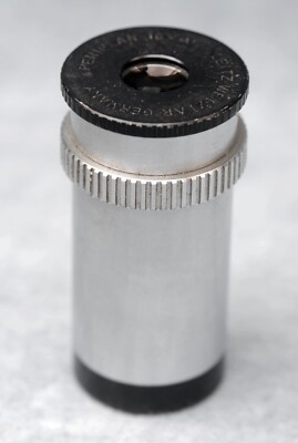 LEITZ WETZLAR PERIPLAN 10X M MICROSCOPE EYEPIECE WITH VARIABLE DIOPTER ...