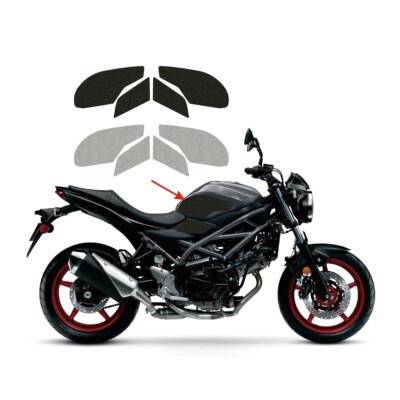 Anti-slip Fuel Tank Pad Side Knee Traction Grip For Suzuki SV650 2016 ...