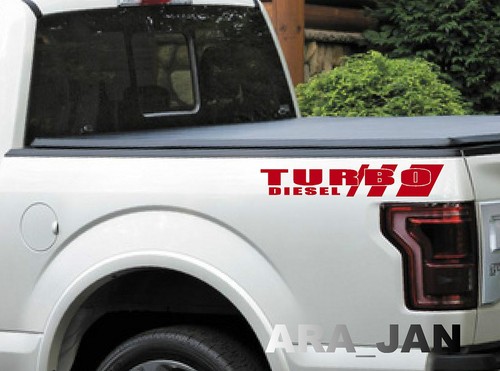 TURBO DIESEL Vinyl Decal Truck Pickup sport racing sticker logo emblem ...