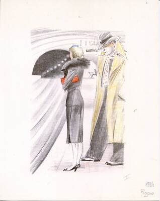 FEODOR "ROJAN" ROJANKOVSKI ART ÉROTIQUE / FAC-SILILE DE 1934/ N° 1 | eBay