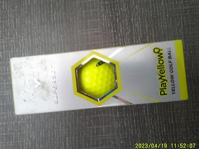 callaway yellow supersoft golf balls sleeve 3 pack play yellow | eBay
