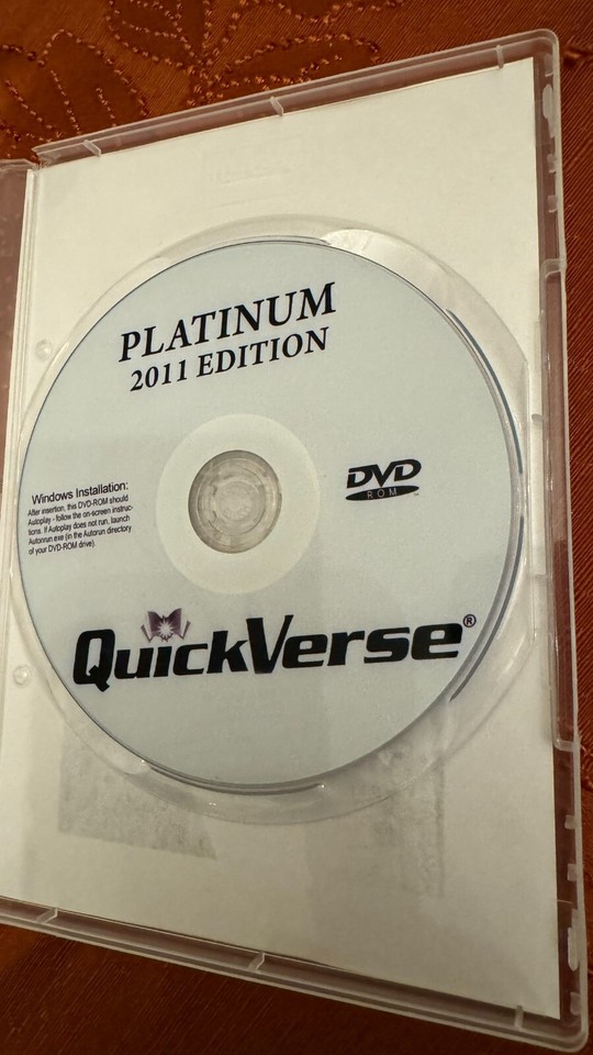 QuickVerse 2011 Platinum Bible Software for Windows | eBay