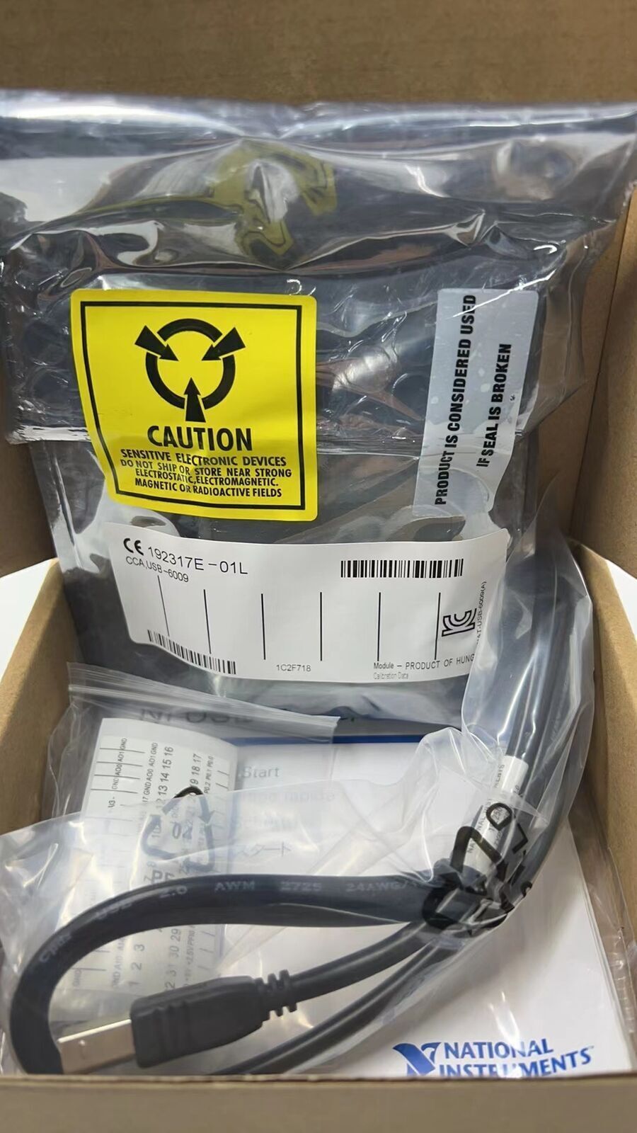 National Instruments USB-6009 Data Acquisition Card NI DAQ ...