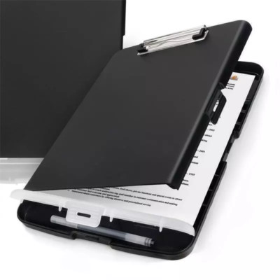 Clipboard with Storage Case Plastic A4 Clipboard box Clip Boards with ...