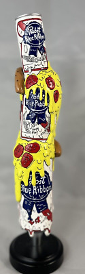 Pabst Blue Ribbon DELA DESO MELTING PIZZA ARTIST SERIES Hand Painted ...