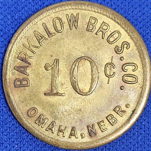 Omaha, Nebraska / Barkalow Bros. Co. Token / Good For 10c in Trade | eBay