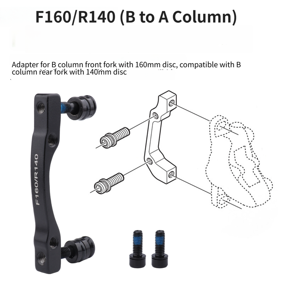 Bike Disc Brake Adapter for Frame Fork 160 180 mm Cable Hydraulic ...