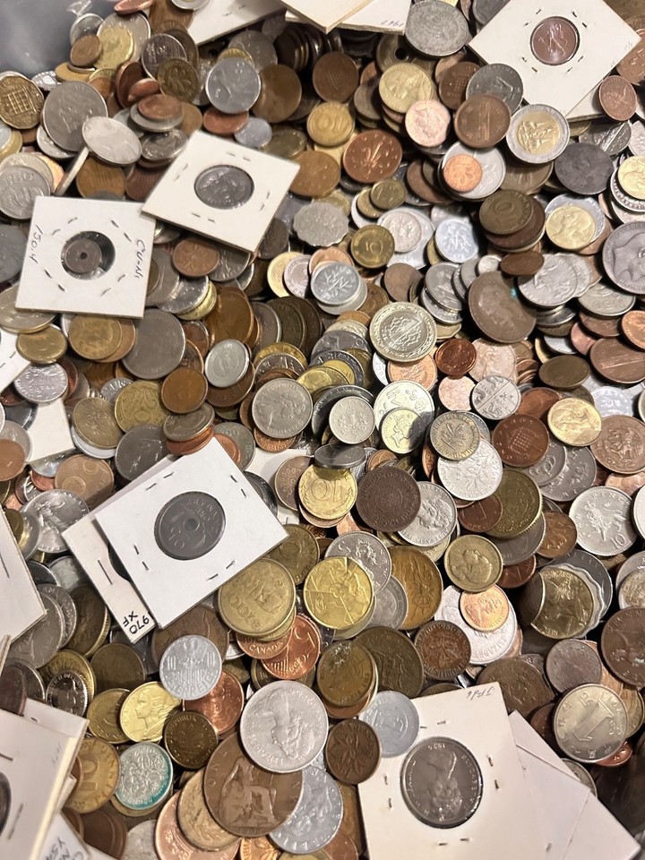 Mixed Lot of 100 Bulk World Foreign Coins From Around the World | eBay ...