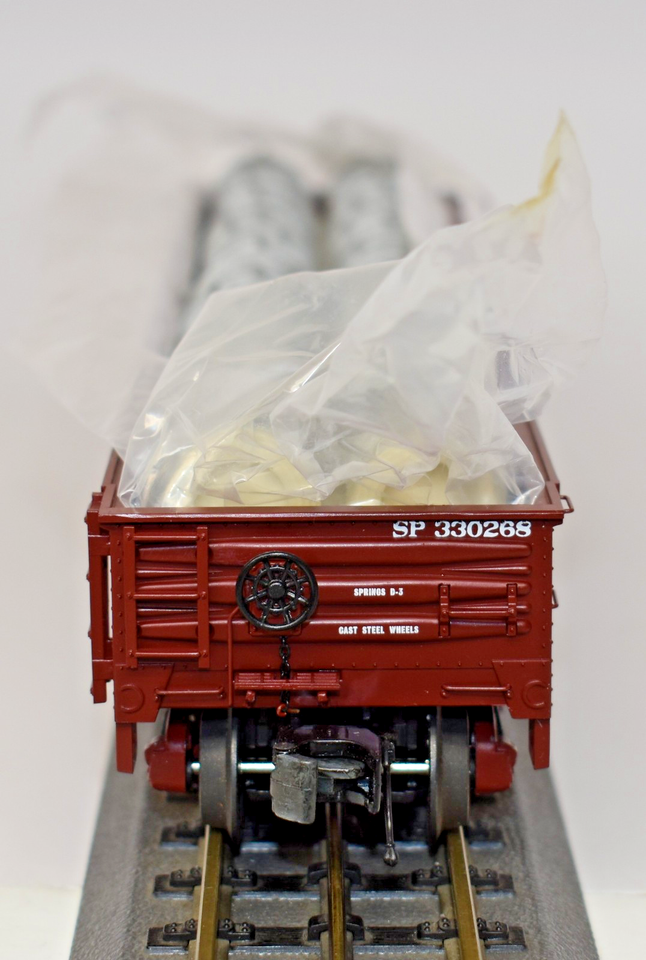 MTH PREMIER 3-RL O #330268 SP SOUTHERN PACIFIC GONDOLA W/WIRE LOAD 20 ...