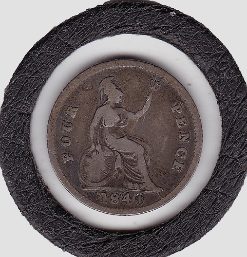1840 Queen Victoria Fourpence (4d) Silver (92.5%) Coin (Groat) | eBay