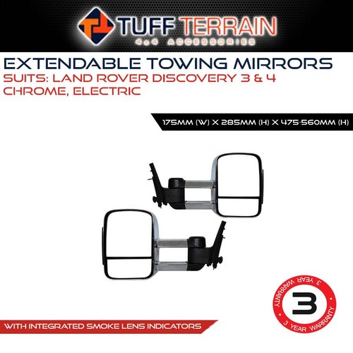 Tuff Terrain Electric Towing Caravan Side Mirror Fits Land Rover Dis 3 ...