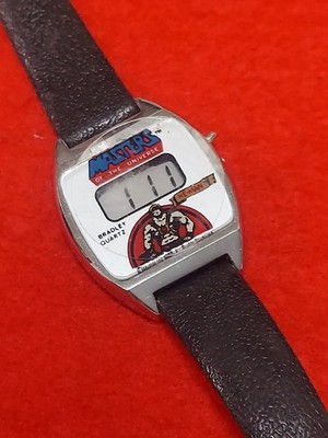 Vintage 1983 He-Man Watch Masters of the Universe MOTU Mattel Bradley ...
