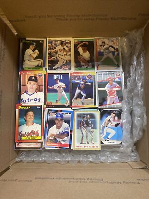 Large Flat Rate JUNK WAX ERA Commons Box Over 3,500 Baseball Cards | eBay