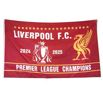 Liverpool PREMIER LEAGUE CHAMPIONS Flag 2024/25 5 x 3 foot | eBay UK