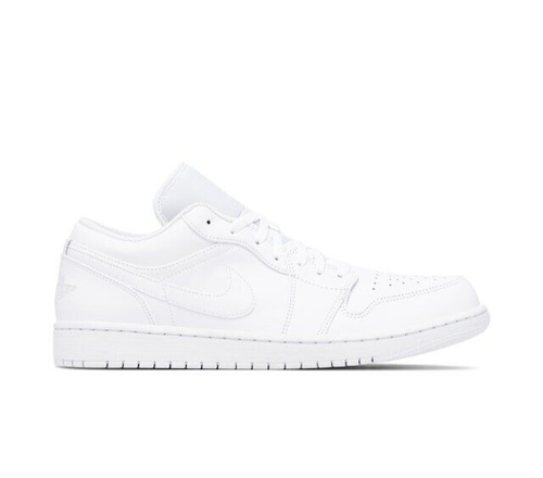 Nike Air Jordan 1 Low Triple White 553558-136 Men's Size New | eBay