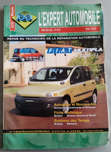 L'EXPERT AUTOMOBILE 407 - MAGAZINE - FIAT MULTIPLA 01/99 | eBay