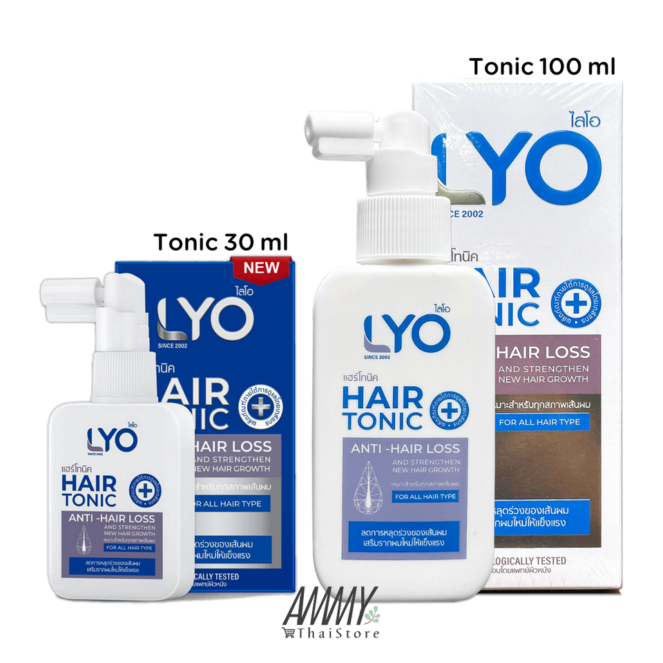 LYO Tonic Hair Growth Serum Natural Herbal Root Treatment Anti Hair ...