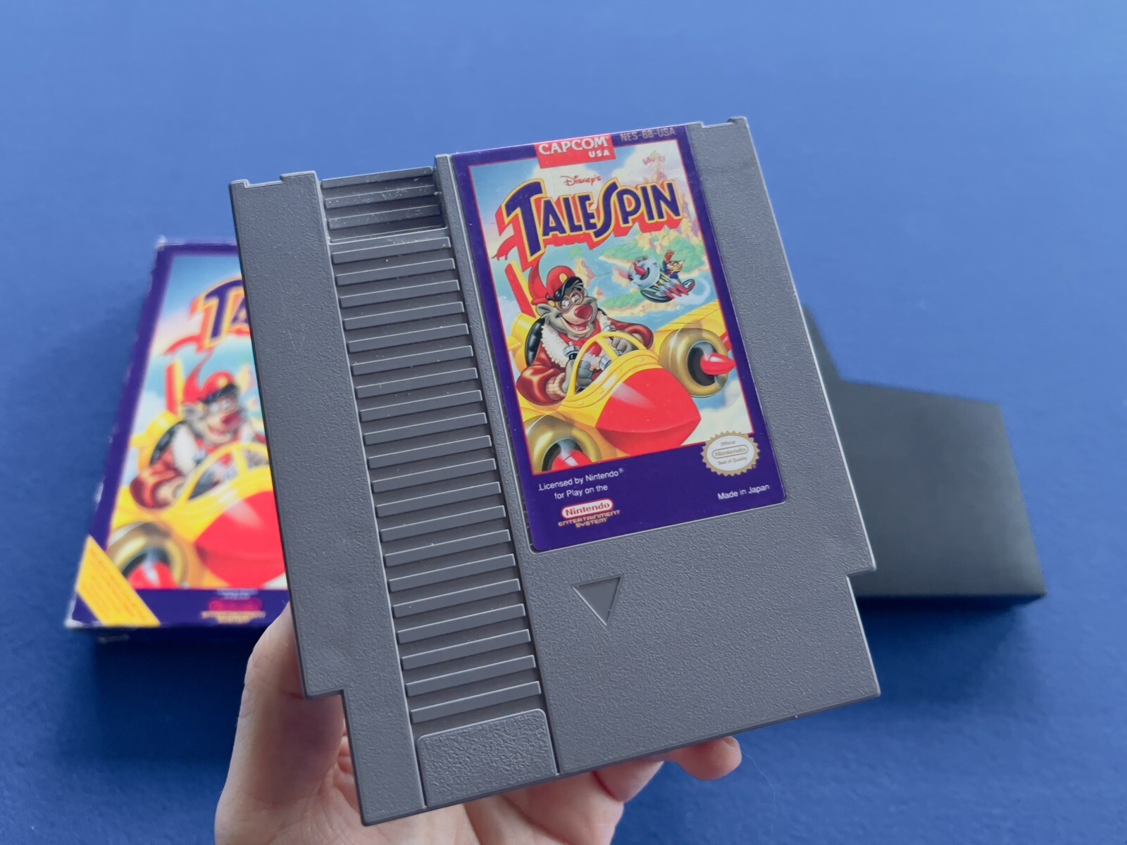 Disney's TaleSpin NES Nintendo Box Manual CIB Complete CAPCOM Insert ...