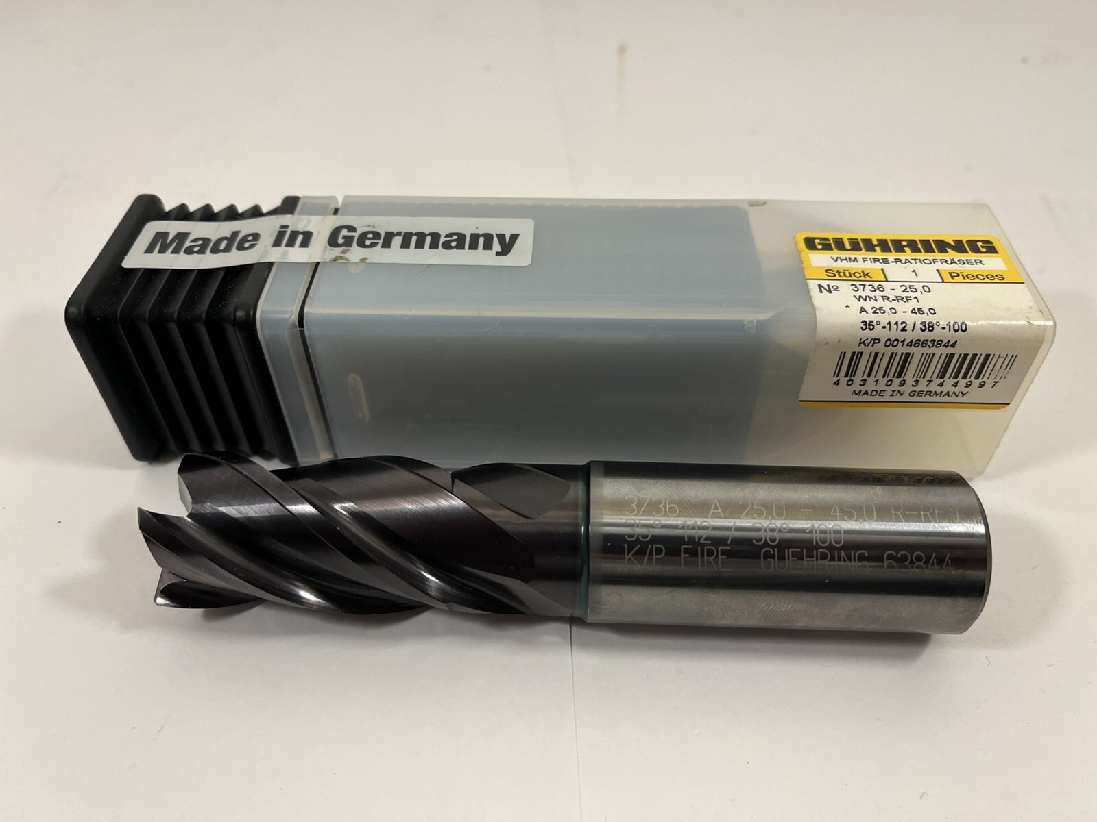 Guhring Carbide End Mill series 3736 Helix Angle 35/38 | eBay