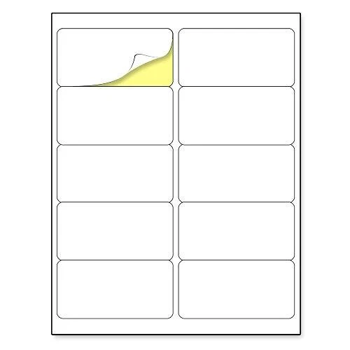 Template For Printing 2x4 Labels
