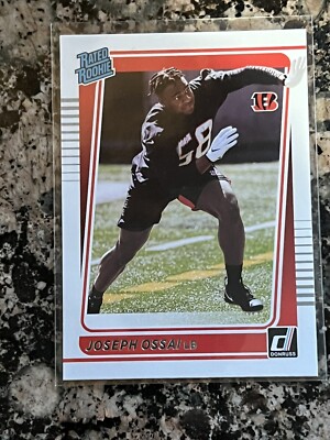 Joseph Ossai 2021 Donruss Rated Rookie #327 RC Cincinnati Bengals ...