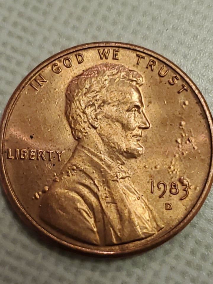 1983-D lincoln cent Mint error coin | eBay