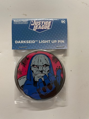 DC Comics Worlds Finest Box Exclusive DARKSEID LIGHT UP PIN - NWT | eBay