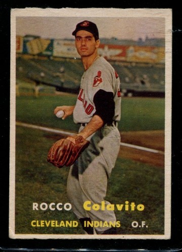 1957 Topps #212 Rocky Colavito Rookie VG-EX LOOK! | eBay