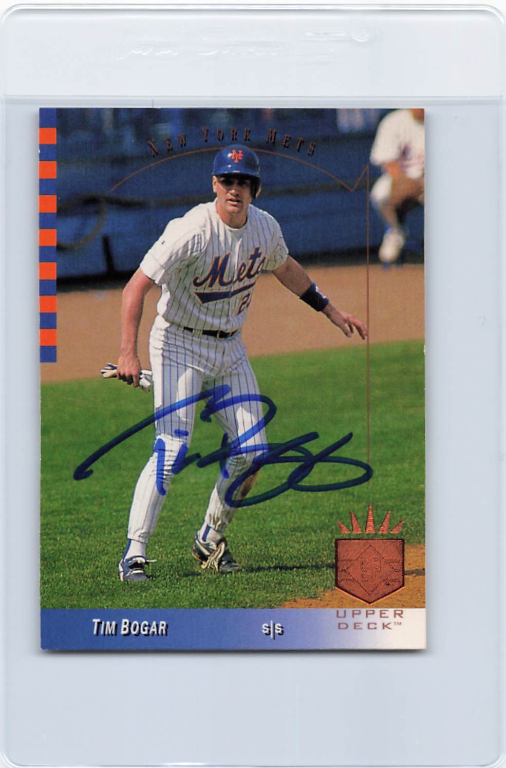 1993 SP #145 Tim Bogar Mets Signed Auto *J3 | eBay