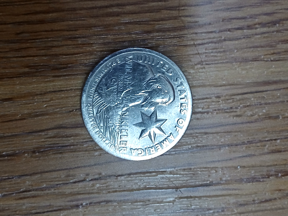 faceless wilma mankiller quarter with in cod we trust | eBay