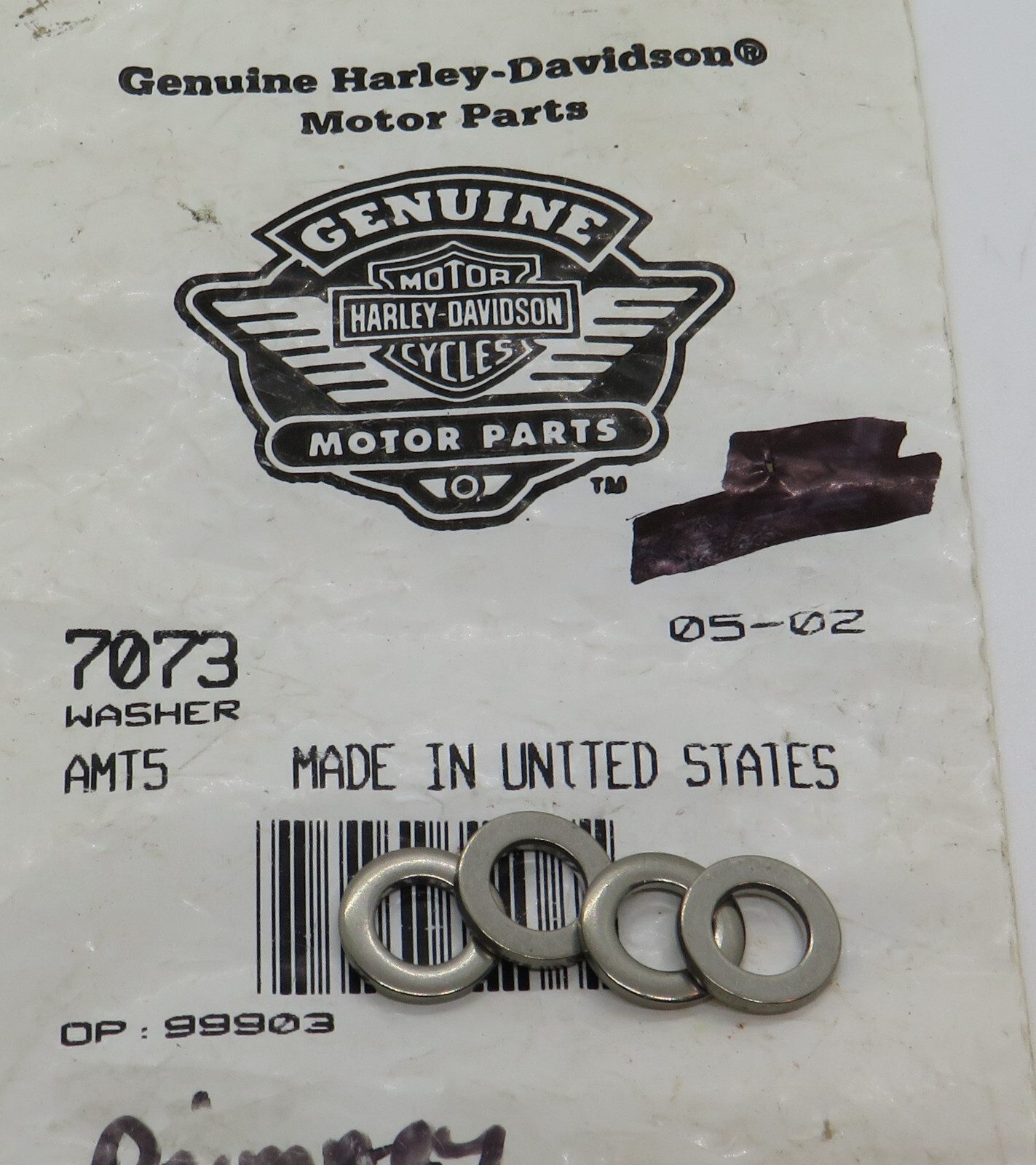 7073 Harley-Davidson Washers (set of 4) for many H-D motorcycles | eBay