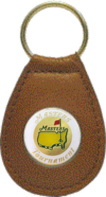 The Masters Leather FOB Leather Keychain - White Logo | eBay