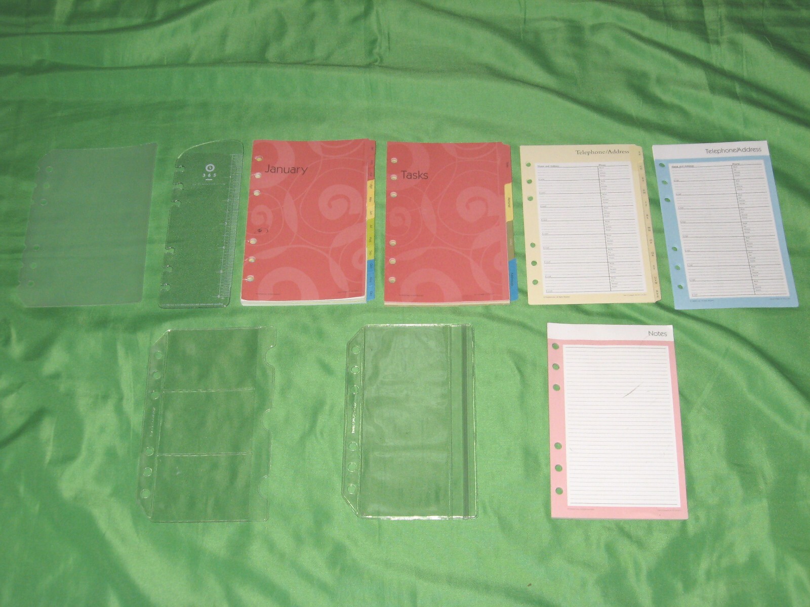 COMPACT ~ 1 Year *Undated Refill TAB PAGE LOT Franklin Covey Planner ...