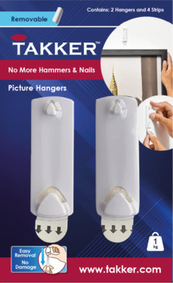 Takker Picture Hangers - Twin Pack | eBay UK