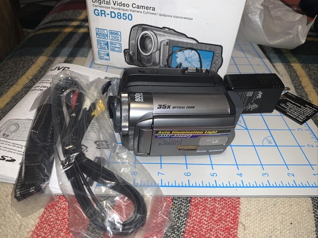 JVC Gr-d850u 35x Optical/800x Digital Zoom MiniDV Camcorder W ...