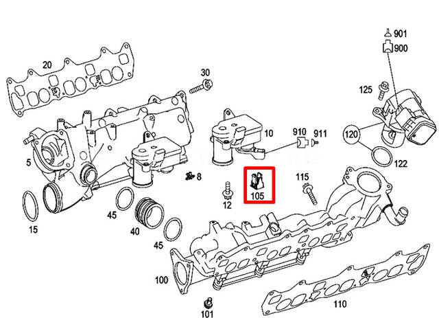 Mercedes-Benz GL X164 Link Rod Ball Socket X 4 Pcs A6420910150 OEM for ...