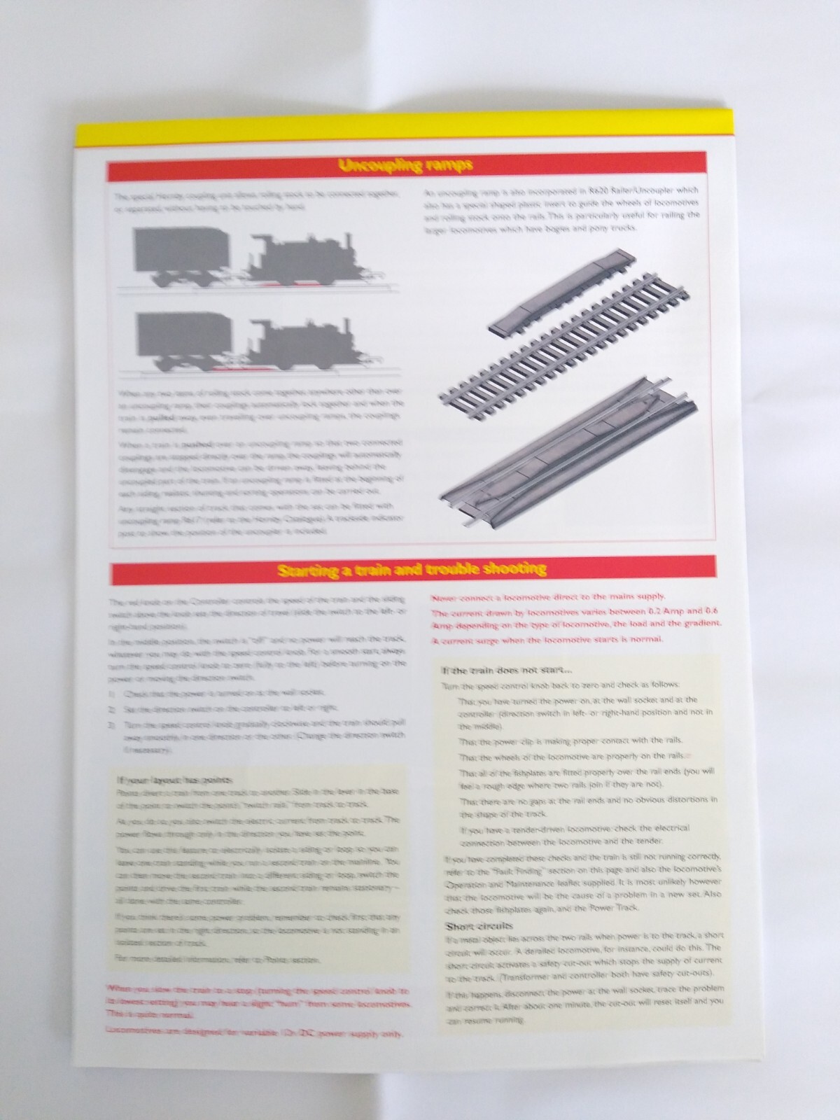 Hornby Owners Manual Maintenance & Operating Instructions - New | eBay UK