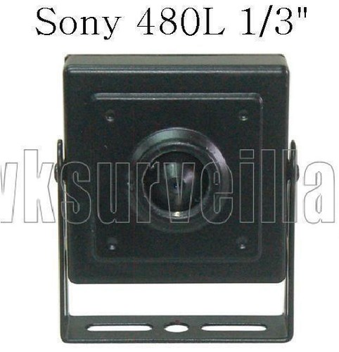 GH-3232 1/3" SONY CCD 3.6mm 480TVL Mini-box Pinhole Spy CCTV BNC Camera ...