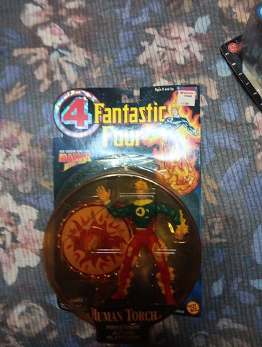NEW Fantastic Four Human Torch Marvel Action Figure 1996 Firestorm Vtg ToyBiz 35112451327| eBay