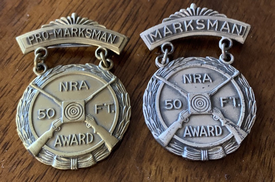 NRA National Rifle Association Pro Marksmanship Award Pin | eBay