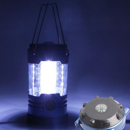 3pcs Adjustable LED Light Hiking Camping Lantern Tent Lamp with Compass ...