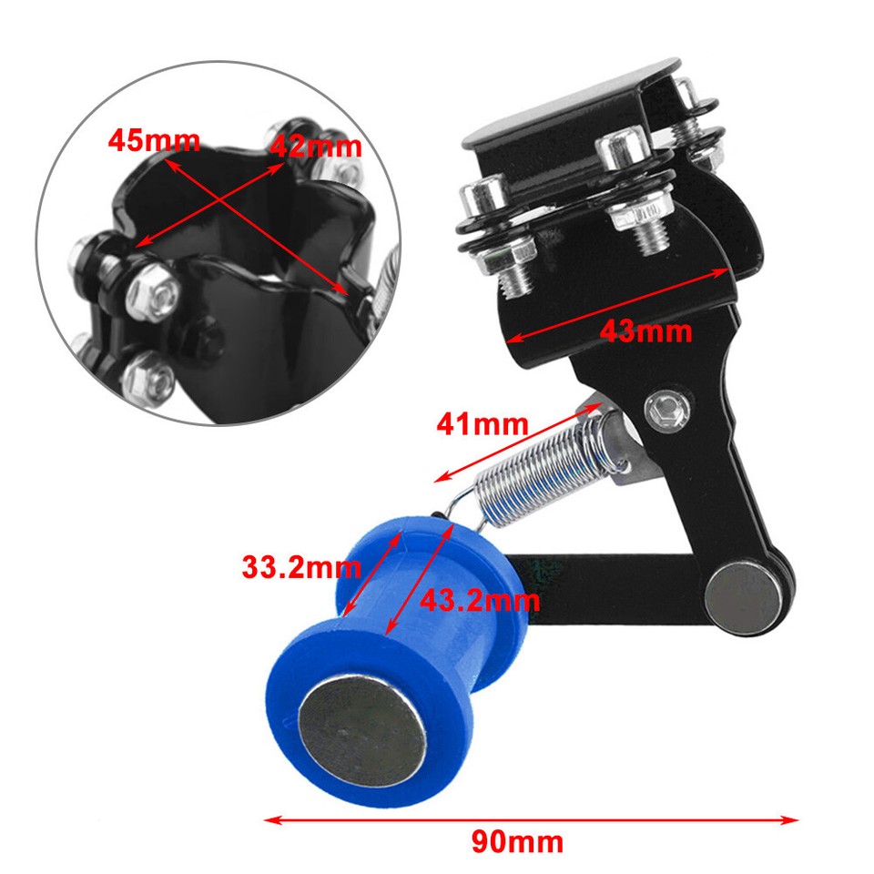 1* Universal Bolt On Chain Tensioner & Roller Adjuster Motorcycle ATV ...