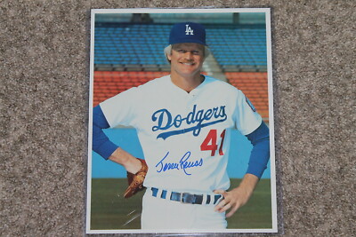 JERRY REUSS AUTOGRAPHED DODGERS 8X10 PHOTO POSE 2 | eBay