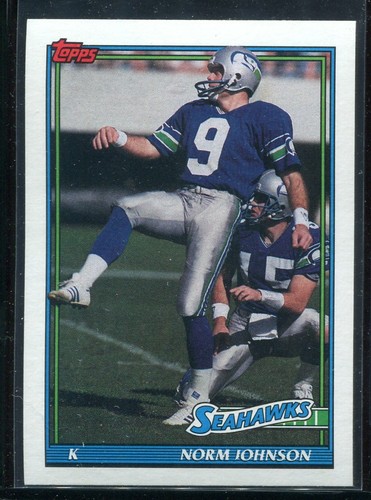1991 Topps Football Norm Johnson #282 Seattle Seahawks | eBay