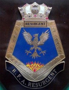 Old HMS RESURGENT Royal Navy Ship Crest Shield Plaque | eBay